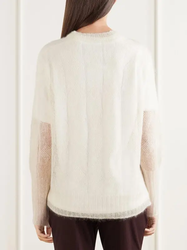 JOSEPH Delfina Mohair And Silk-blend Sweater
