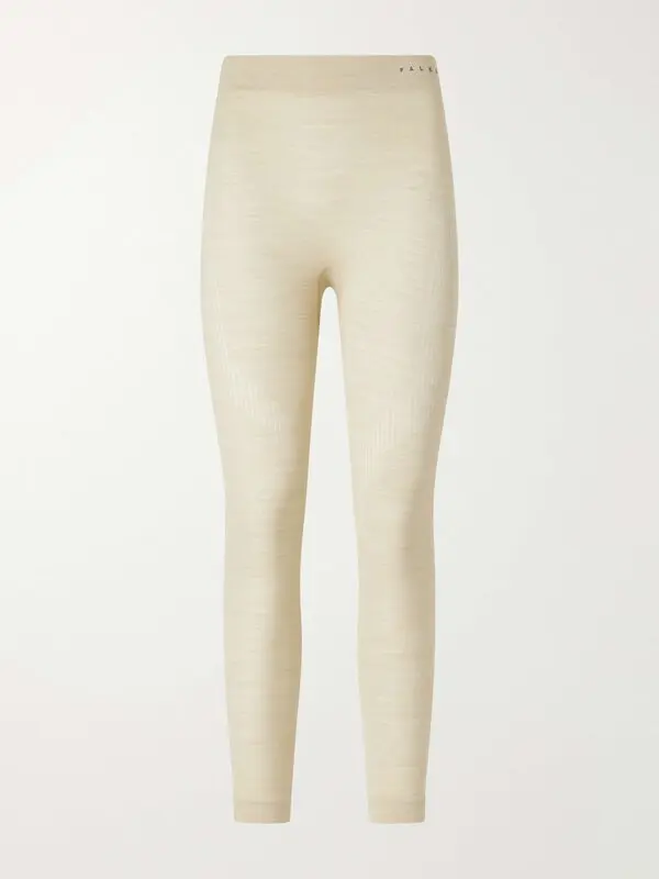 Falke Stretch Wool-blend Leggings