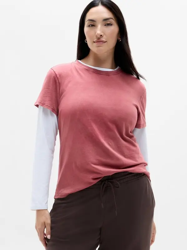 Athleta Favorite Cotton Classic Tee