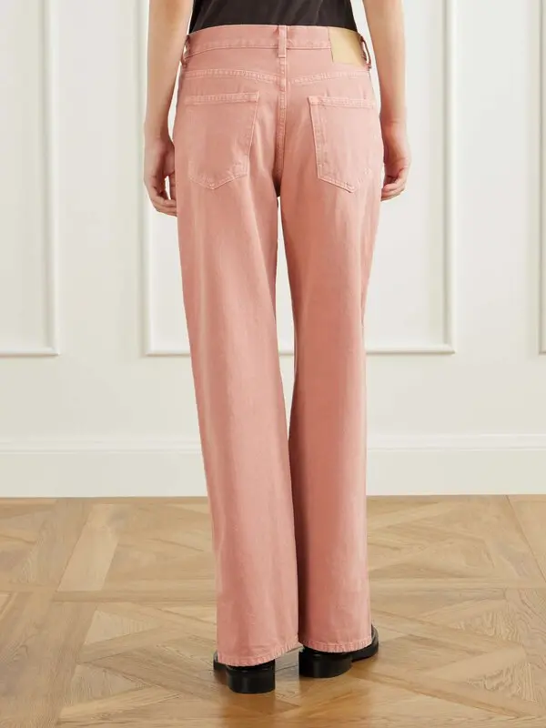 B Sides Charlot Split Hem Mid-rise Wide-leg Jeans