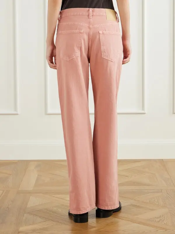 B Sides Charlot Split Hem Mid-rise Wide-leg Jeans