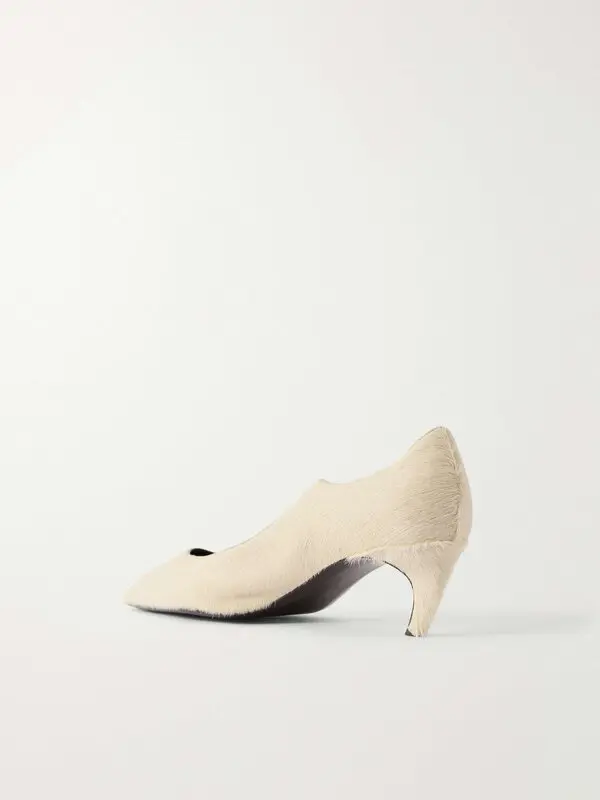 Khaite Valerie 55 Calf Hair Pumps