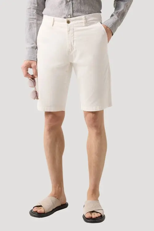 Bogner Miami Cotton Shorts - Cream
