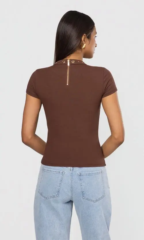 Generation Love Tate Grommet Top - Coco
