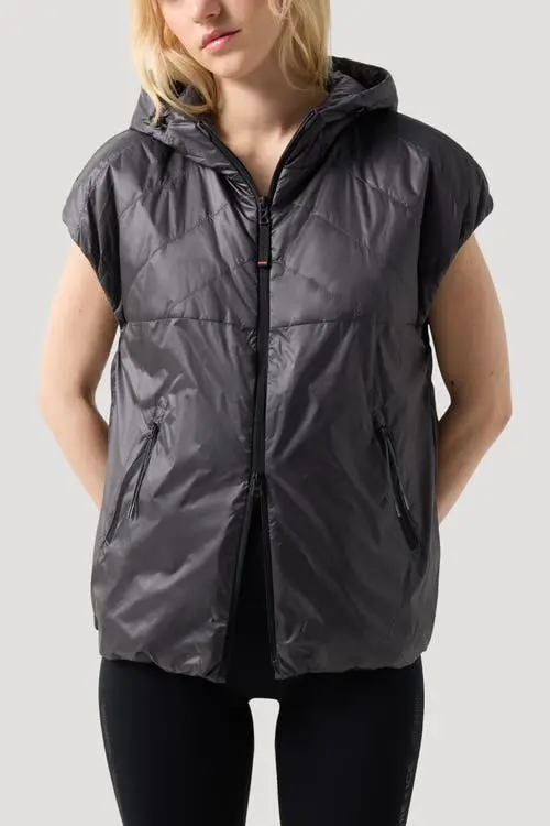 Bogner Fenny Quilted Vest - Anthracite