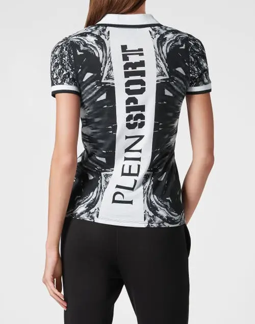 PLEIN SPORT Polo Shirt Optical Flower