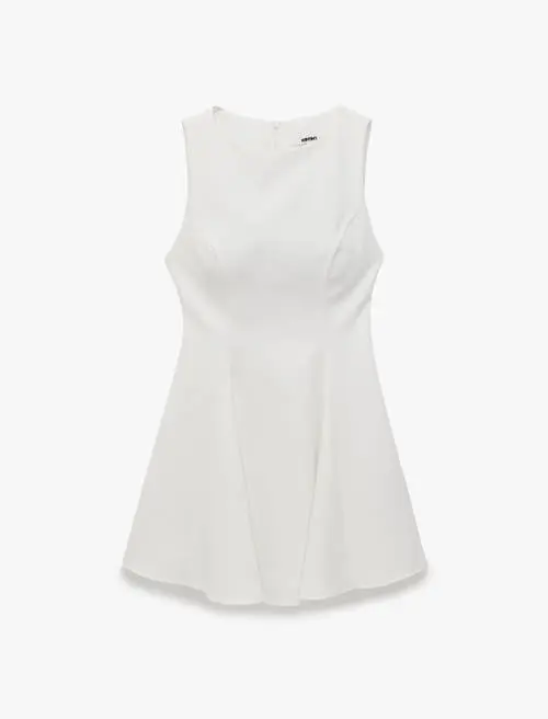 Koton Sleeveless Crew Neck Flare Mini Dress
