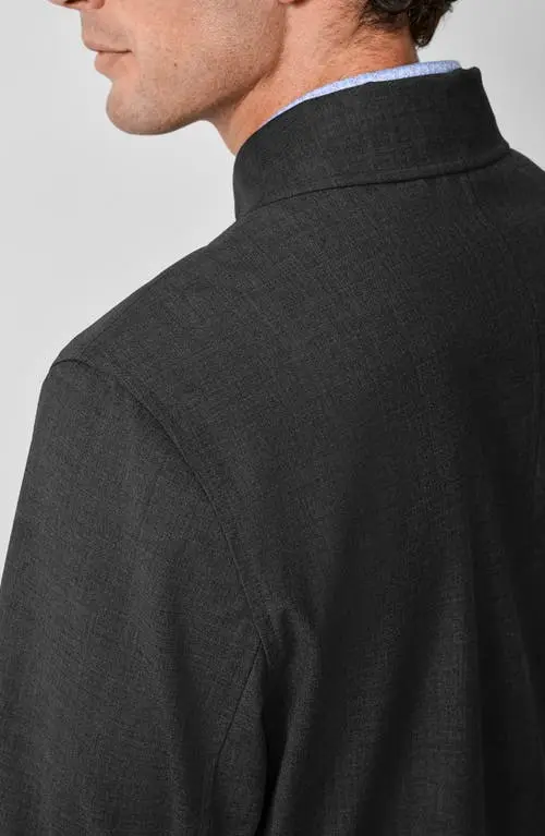 David Donahue Scout Wool Rain Jacket - Grey