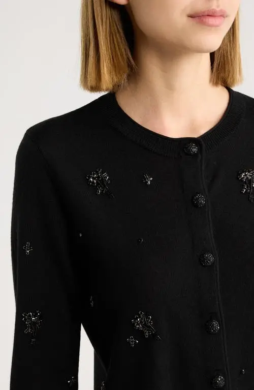 Kobi Halperin Esme Embellished Wool Cardigan