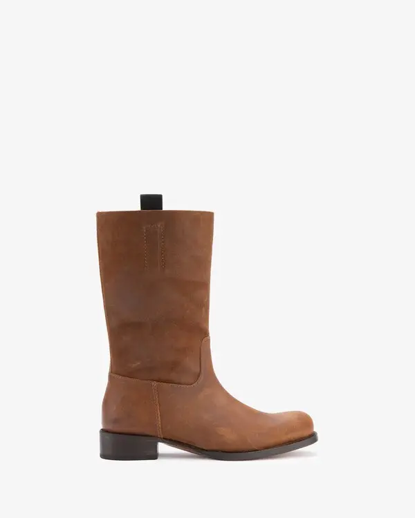 JUDE Leif Boot Distressed Suede Leather - Tan