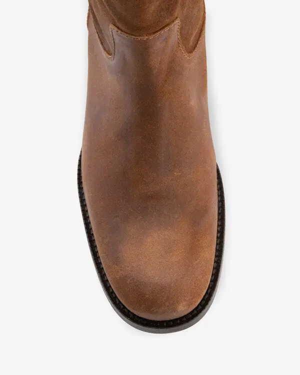 JUDE Leif Boot Distressed Suede Leather - Tan