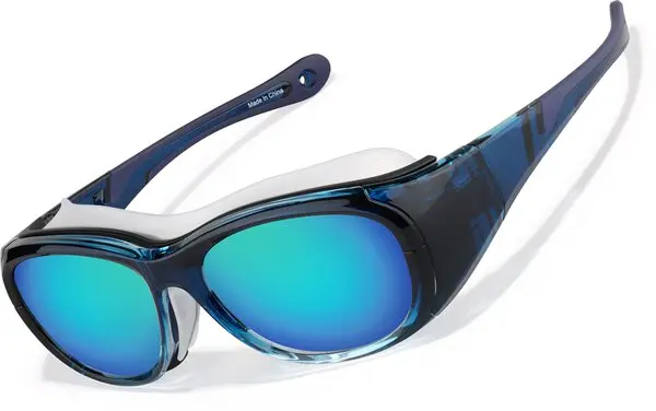Zenni Oval Glasses W/ Strap Plastic Full Rim Frame - Blue