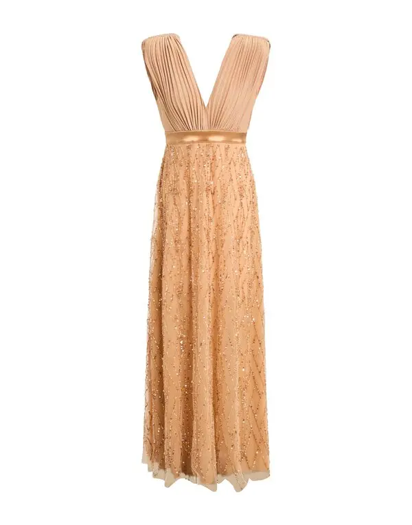 Elisabetta Franchi Maxi Dress Size Viscose, Polyester, Polyamide, Elastane, Glass
