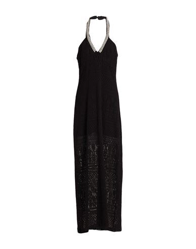 Liu Jo Maxi Dress Size Cotton, Polyamide, Elastane - Black