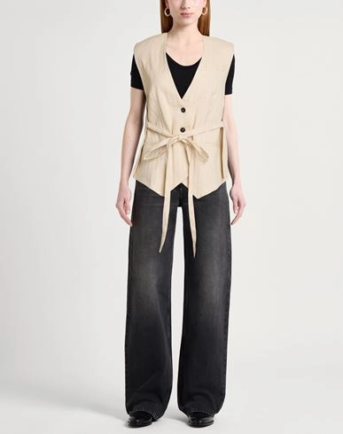 Max & Co. Tailored Vest Size Linen, Cotton, Elastane