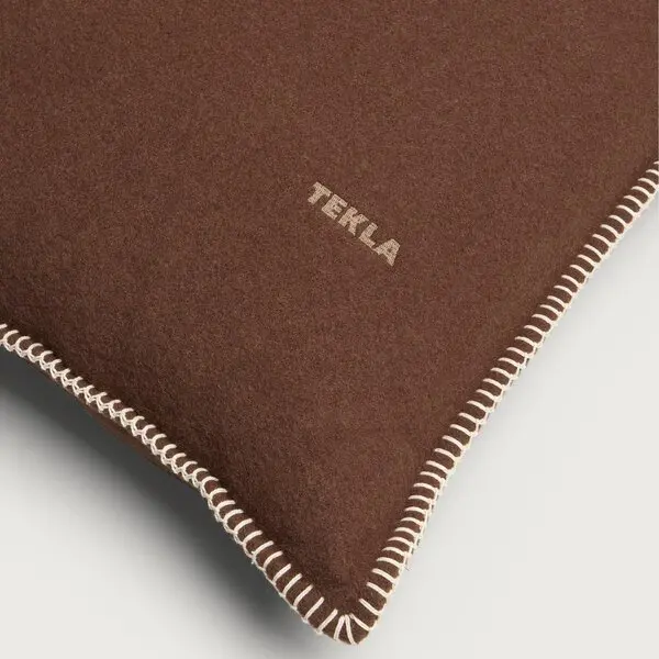 TEKLA Lambswool Cushion - Walnut