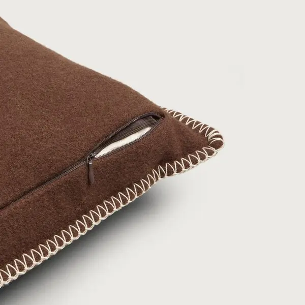 TEKLA Lambswool Cushion - Walnut