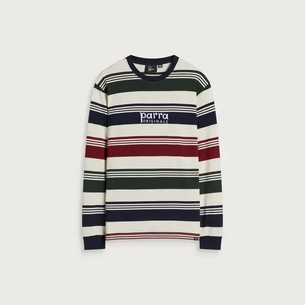 PARRA Original Stripe Long Sleeve T-shirt