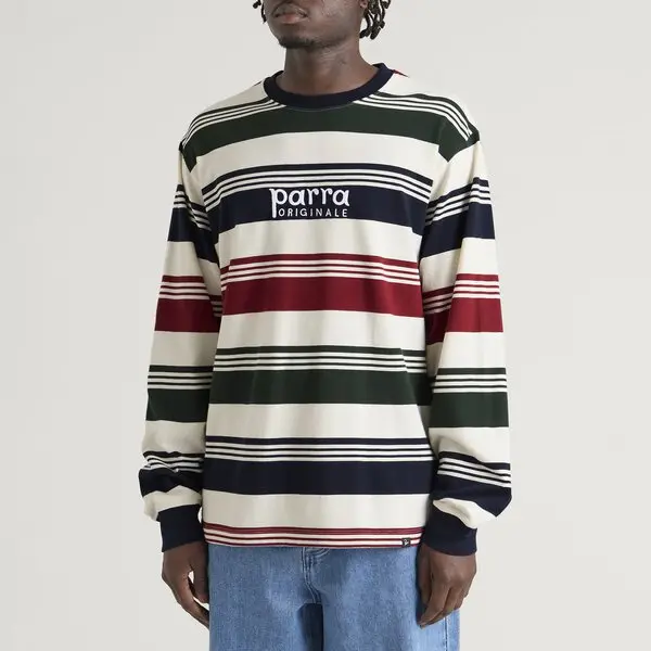 PARRA Original Stripe Long Sleeve T-shirt