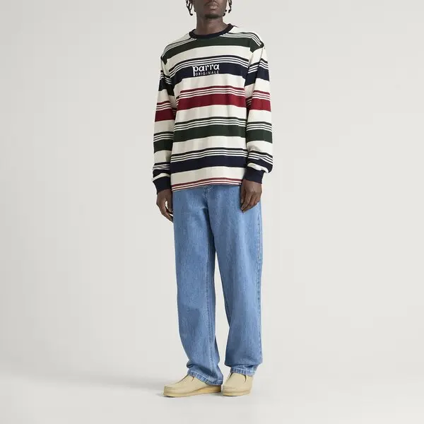 PARRA Original Stripe Long Sleeve T-shirt