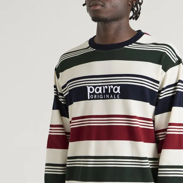 PARRA Original Stripe Long Sleeve T-shirt