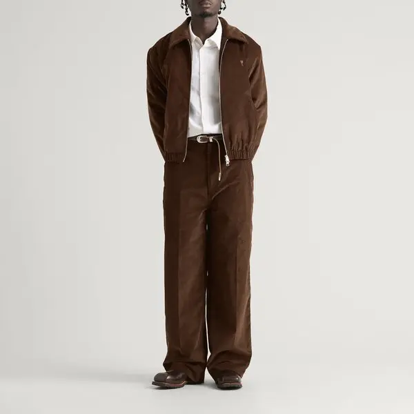 AMI Paris Fine Corduroy Adc Padded Zipped Jacket