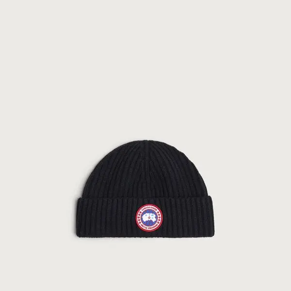 Canada Goose Cashmere Blend Rib Toque Beanie