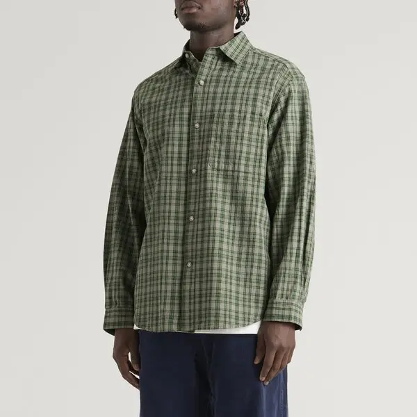 Gramicci Heavyweight Checkered Shirt - Forest