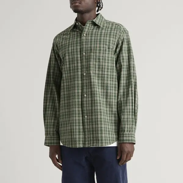 Gramicci Heavyweight Checkered Shirt - Forest