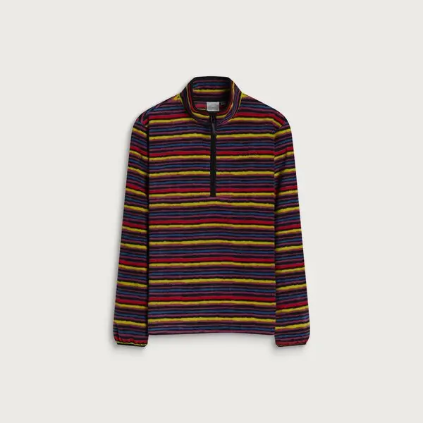 Gramicci Thermal Fleece Pullover - Multi-stripe