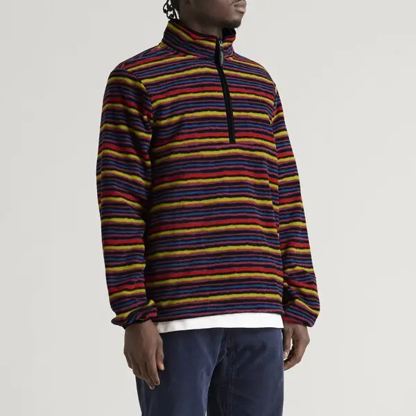 Gramicci Thermal Fleece Pullover - Multi-stripe