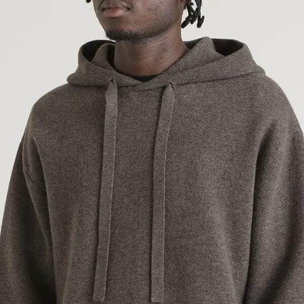 Studio Nicholson Copecashmere Hoodie - Mouse