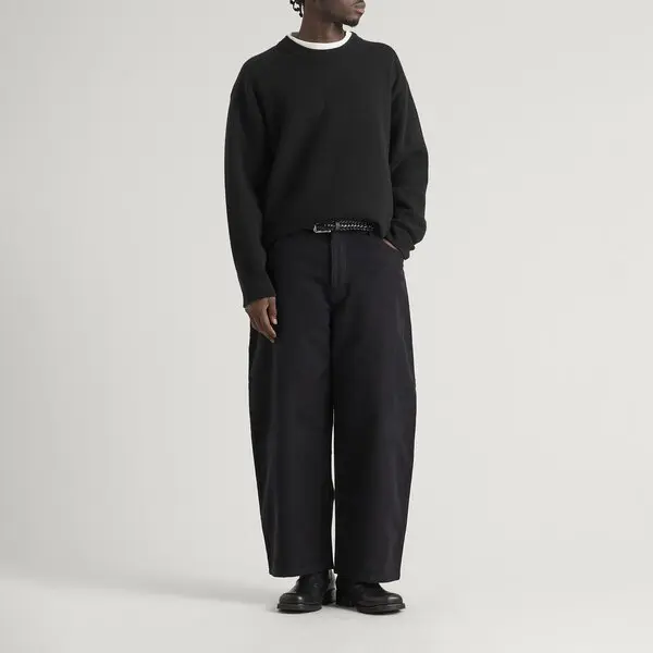 Studio Nicholson Moraycashmere Double Sweatshirt - Black