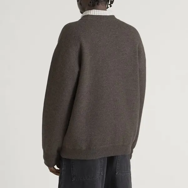 Studio Nicholson Moraycashmere Double Sweatshirt - Mouse