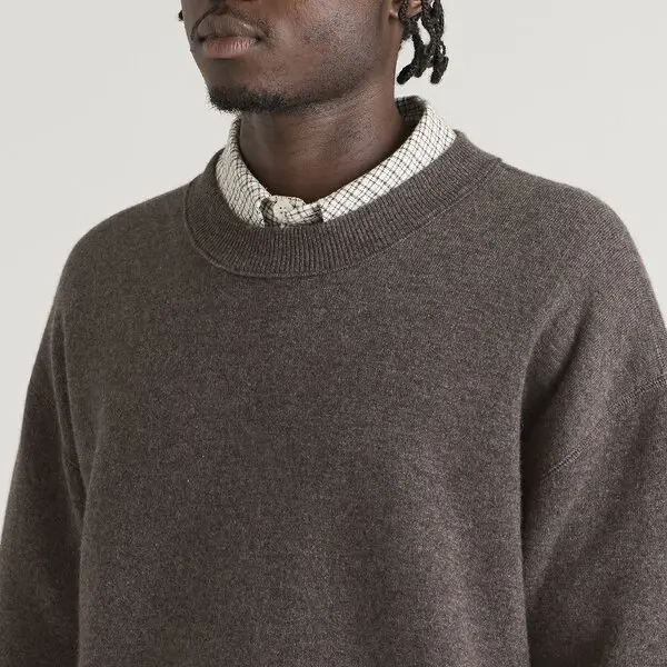 Studio Nicholson Moraycashmere Double Sweatshirt - Mouse