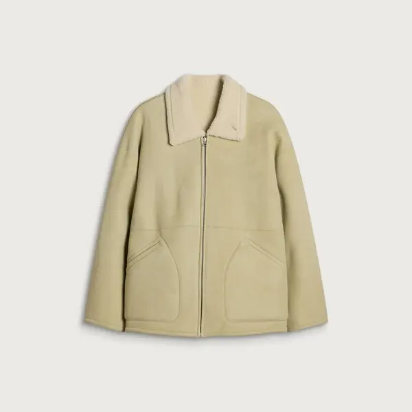 Auralee Shearling Zip Blouson