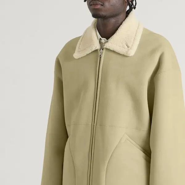 Auralee Shearling Zip Blouson