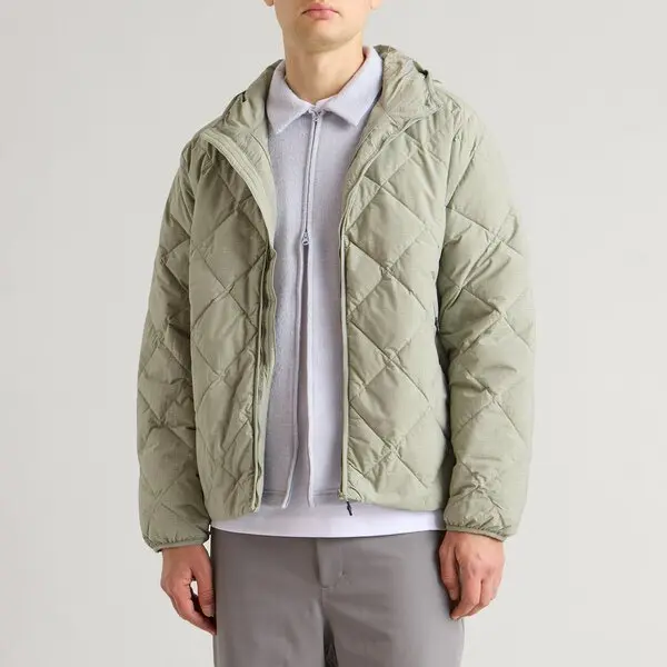 HIKING PATROL Base Grid Lt Down Hooded Jacket