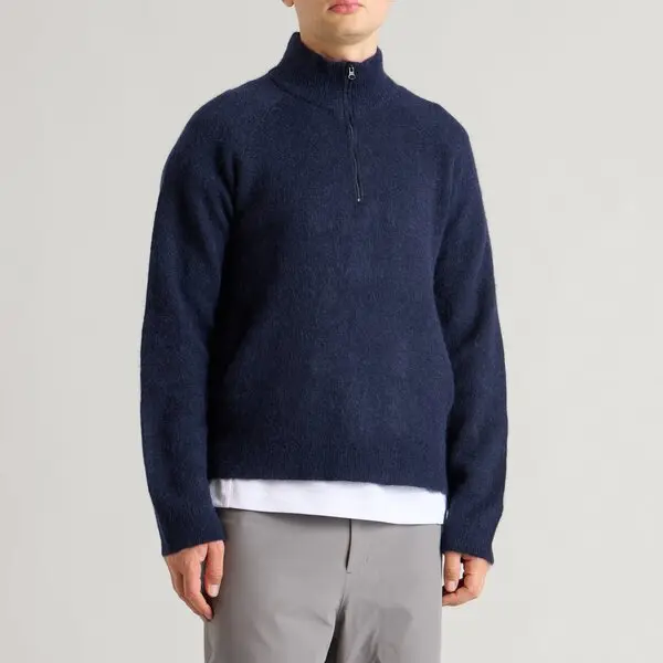 HIKING PATROL Essence Mohair Mixed Knit Top
