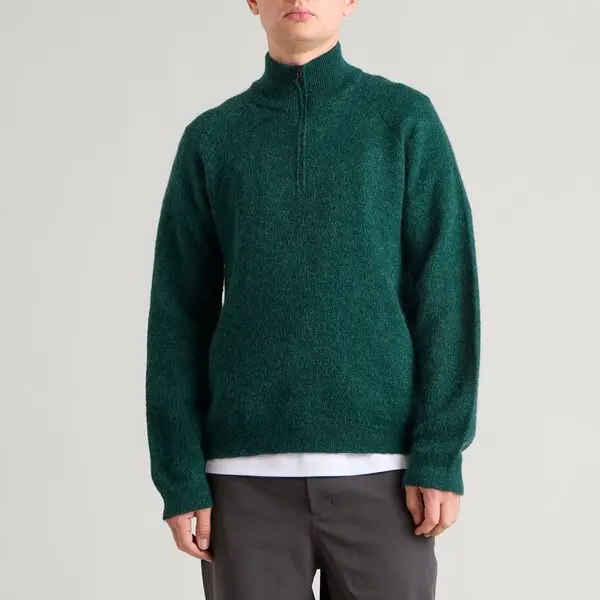 HIKING PATROL Essence Mohair Mixed Knit Top