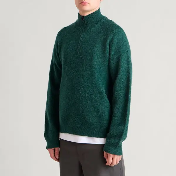 HIKING PATROL Essence Mohair Mixed Knit Top