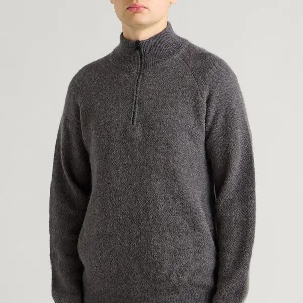 HIKING PATROL Essence Mohair Mixed Knit Top
