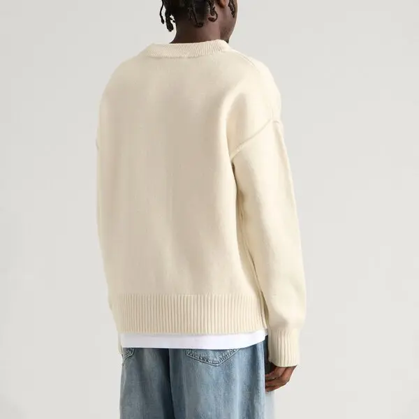 AMI Paris Contrasted Adc Cardigan