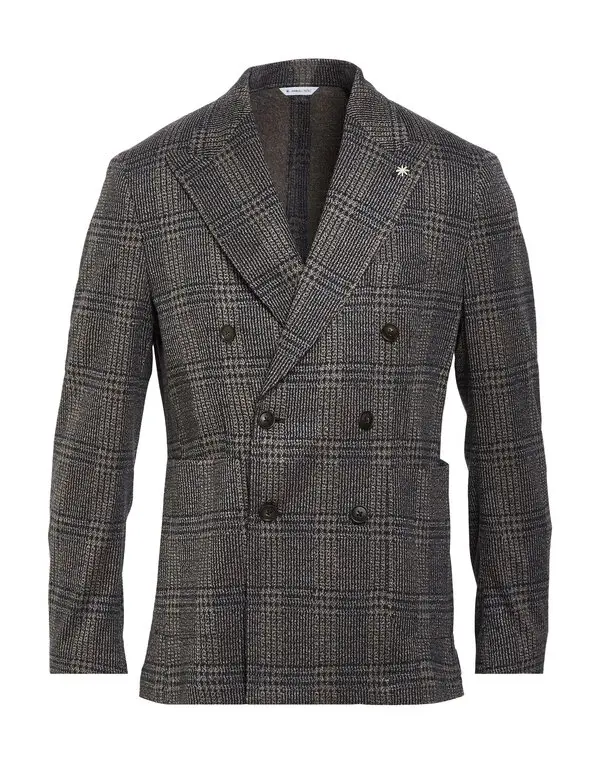 MANUEL RITZ Blazer Size Viscose, Polyester, Cotton, Elastane