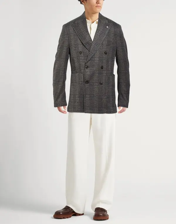 MANUEL RITZ Blazer Size Viscose, Polyester, Cotton, Elastane