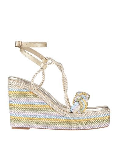 TOSCA BLU Espadrilles Platinum Size Textile Fibers, Synthetisches Material