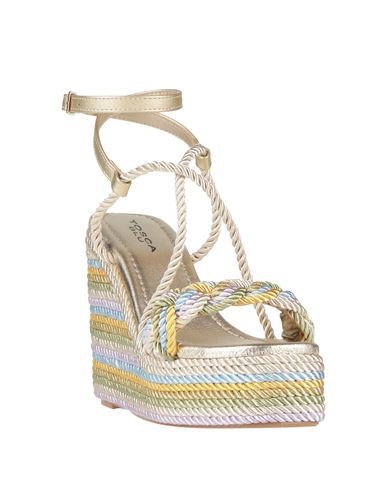 TOSCA BLU Espadrilles Platinum Size Textile Fibers, Synthetisches Material