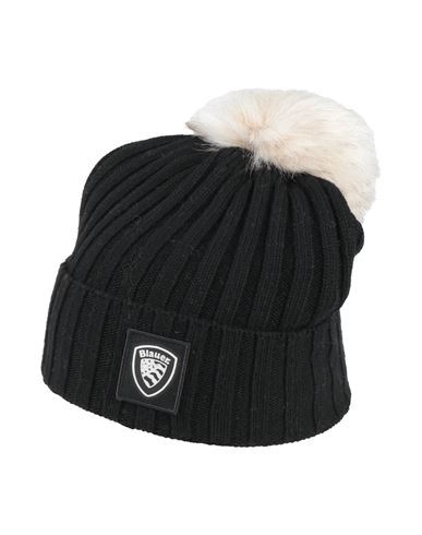 BLAUER. Hat Size Polyamide, Viscose, Wool, Cashmere - Black