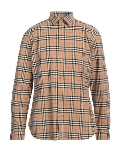Burberry Shirt Camel Size Cotton, Elastane - Beige