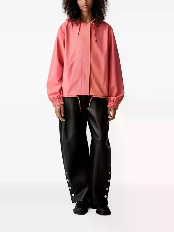 Rains String W Hooded Drawstring Jacket